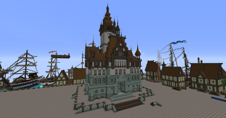 Neo-Renaissance Town Hall Minecraft Map