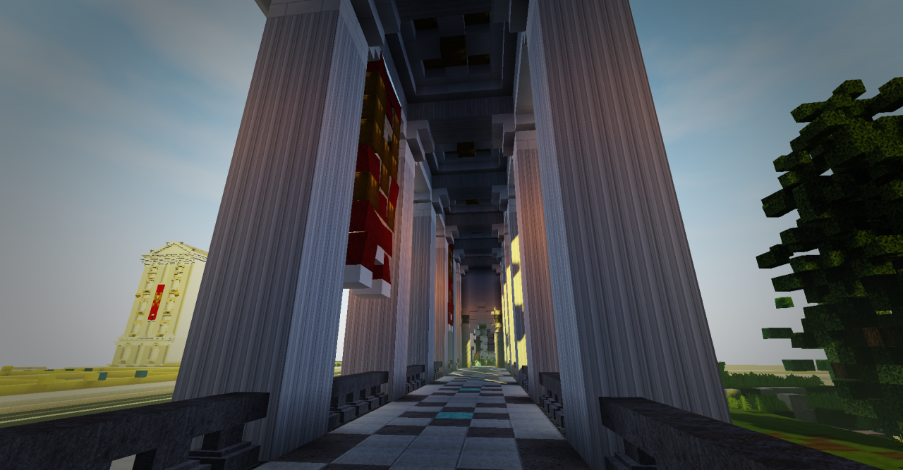 Neoclassical Colonnade Memorial Minecraft Map