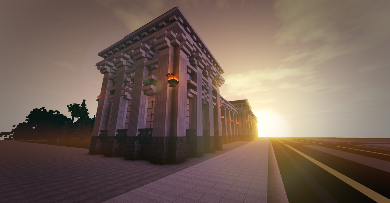Neoclassical Colonnade Memorial Minecraft Map