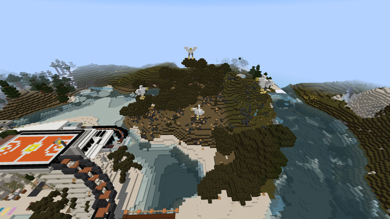 Seagull's Beach (Modern Mansion) Minecraft Map