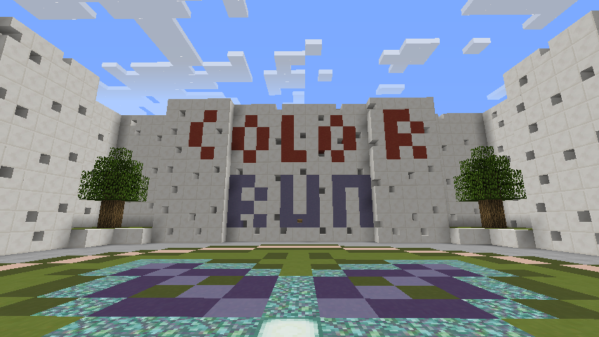 ColorRun Mini-Game Map Minecraft Map