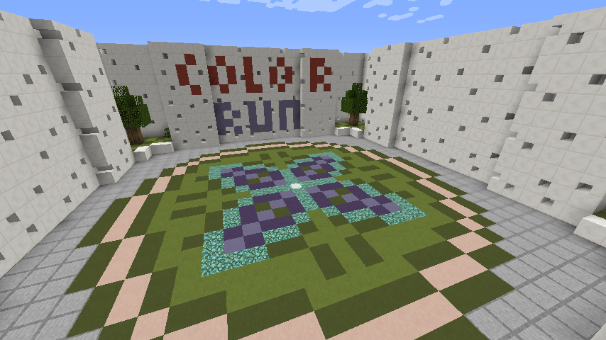ColorRun Mini-Game Map Minecraft Map