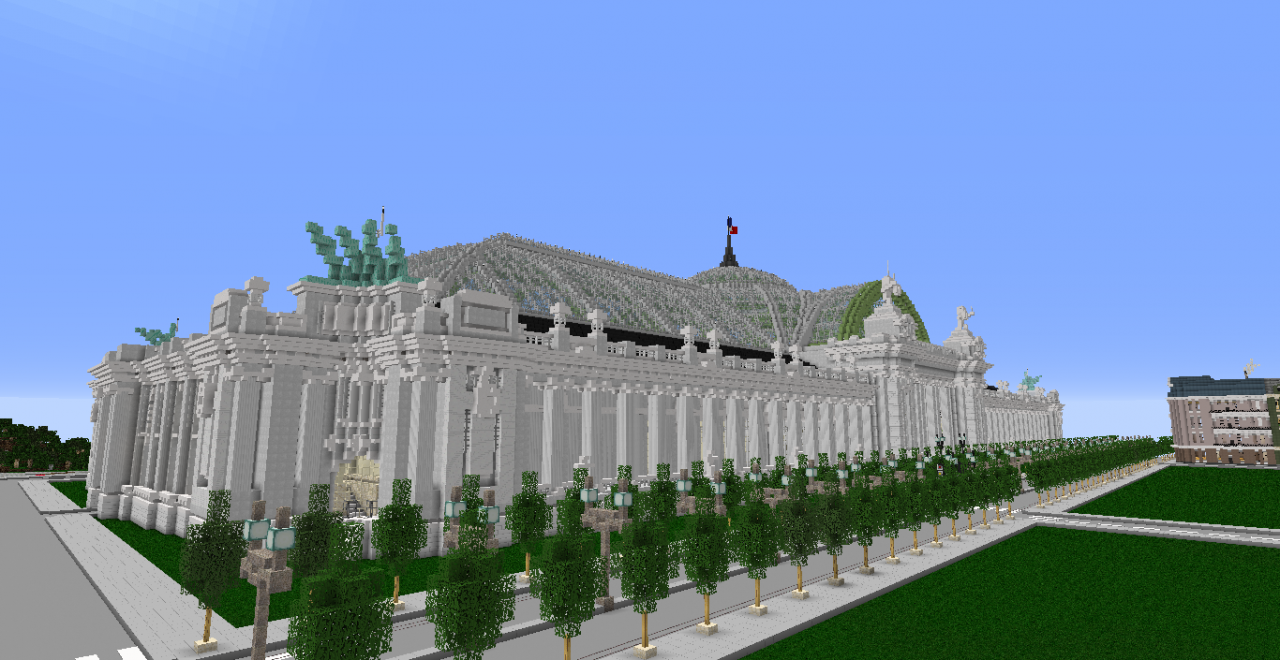 Grand Palais - Paris - World's Fair 1900 Minecraft Map