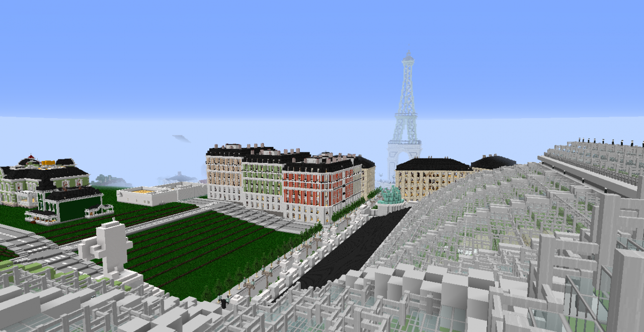 Grand Palais - Paris - World's Fair 1900 Minecraft Map
