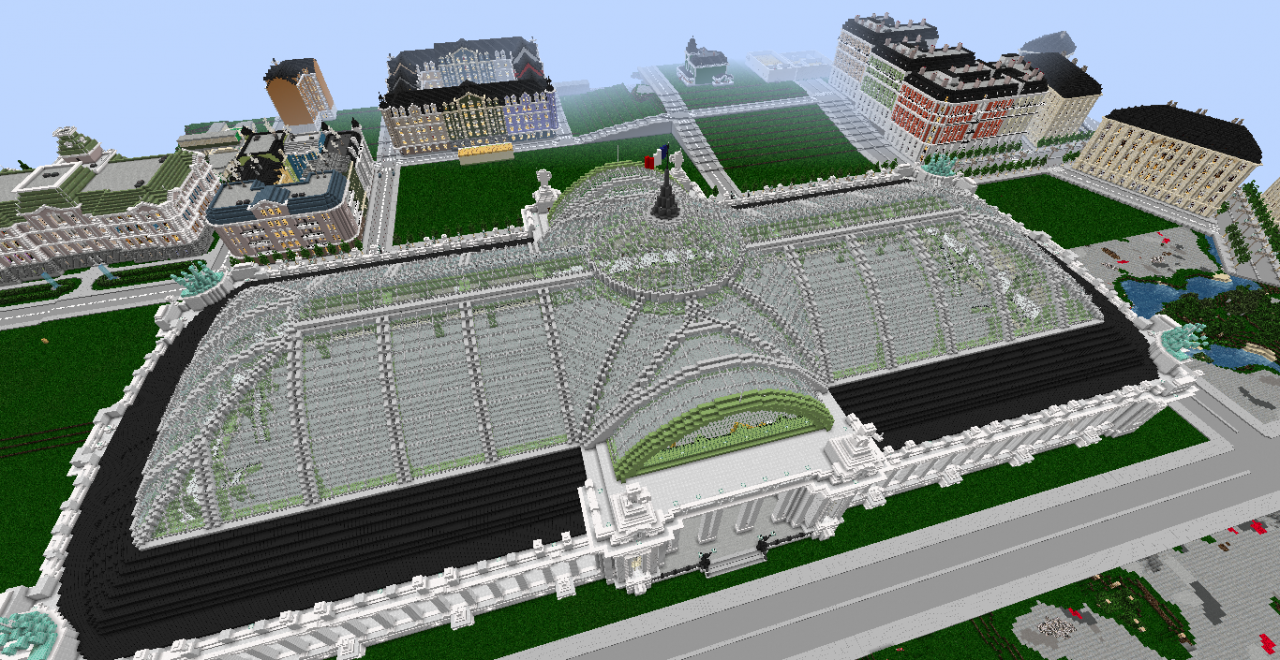 Grand Palais - Paris - World's Fair 1900 Minecraft Map