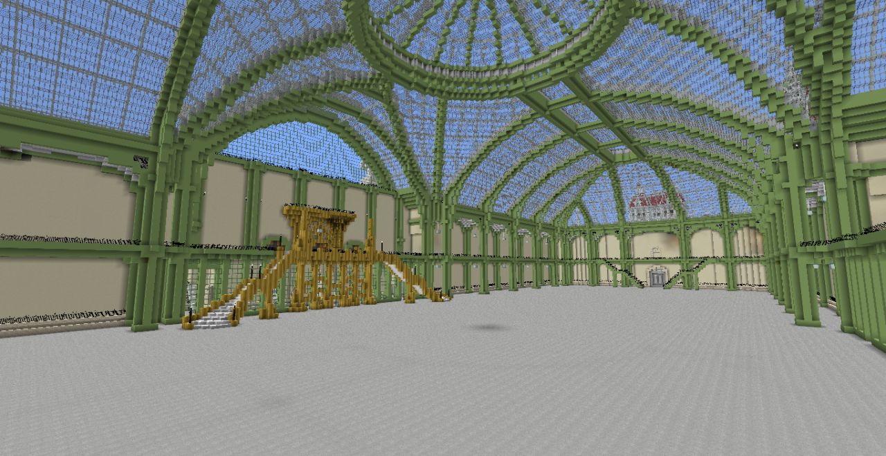 Grand Palais - Paris - World's Fair 1900 Minecraft Map