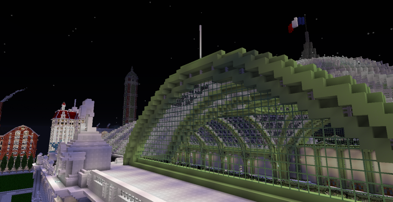 Grand Palais - Paris - World's Fair 1900 Minecraft Map