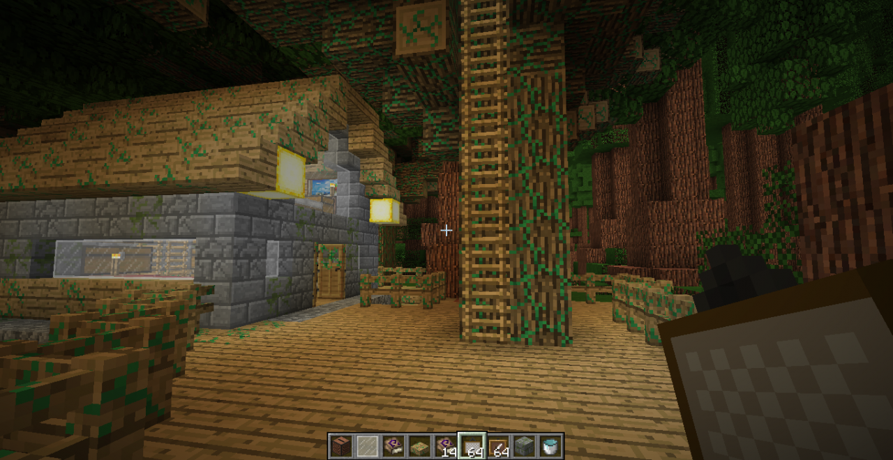hidden river house (biomes a plenty and quark mods) Minecraft Map
