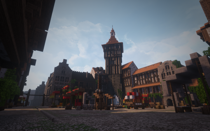 Witcher - NOVIGRAD (inspiration Witcher 3) Minecraft Map