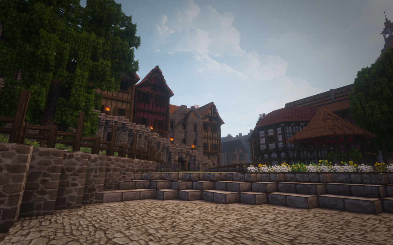 Witcher - NOVIGRAD (inspiration Witcher 3) Minecraft Map