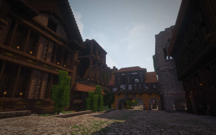 Witcher - NOVIGRAD (inspiration Witcher 3) Minecraft Map