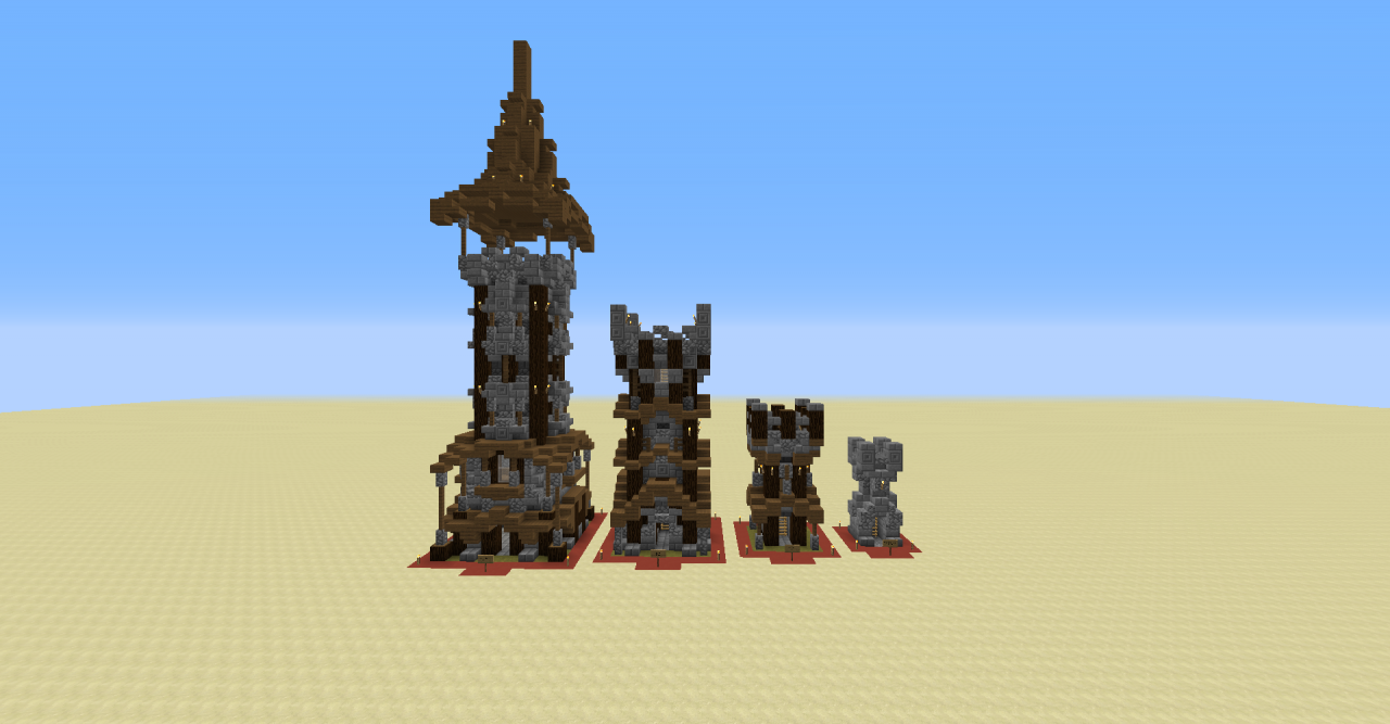 Tower Pack [For Server Spawns Or Builds] Minecraft Map