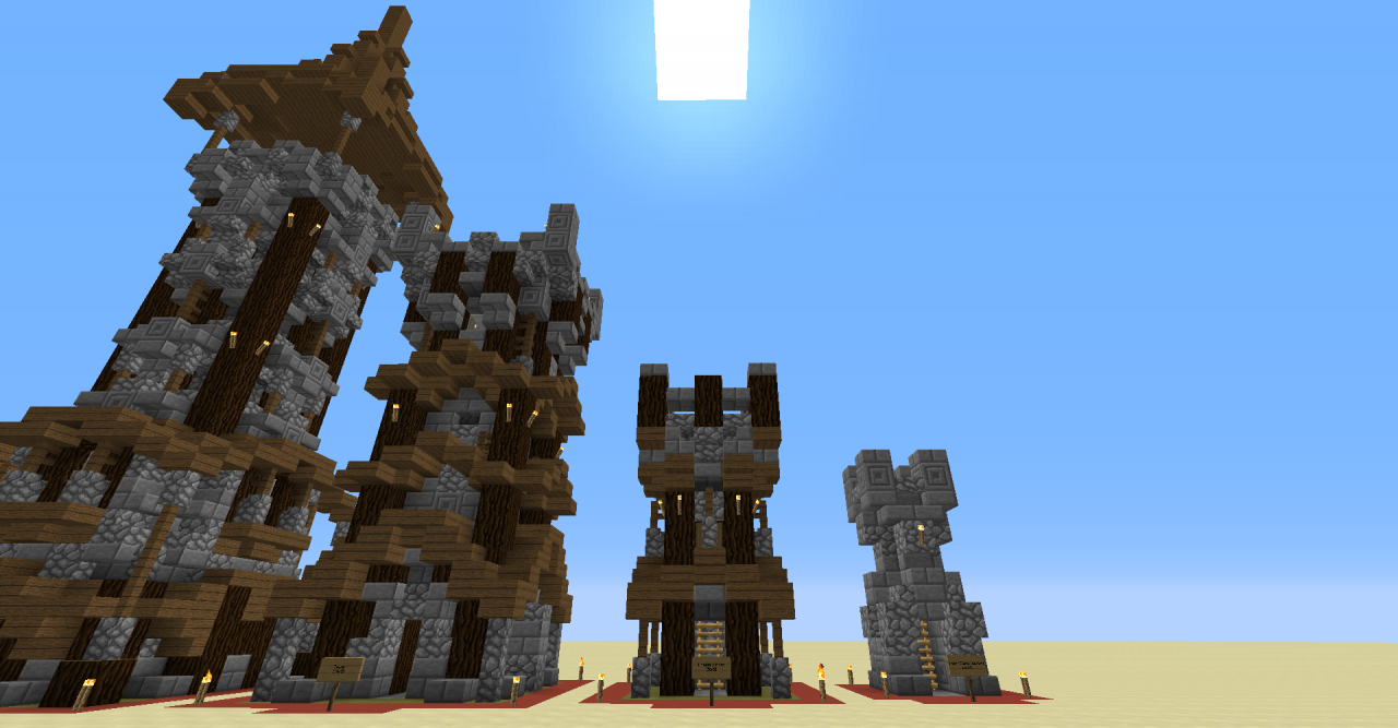 Tower Pack [For Server Spawns Or Builds] Minecraft Map