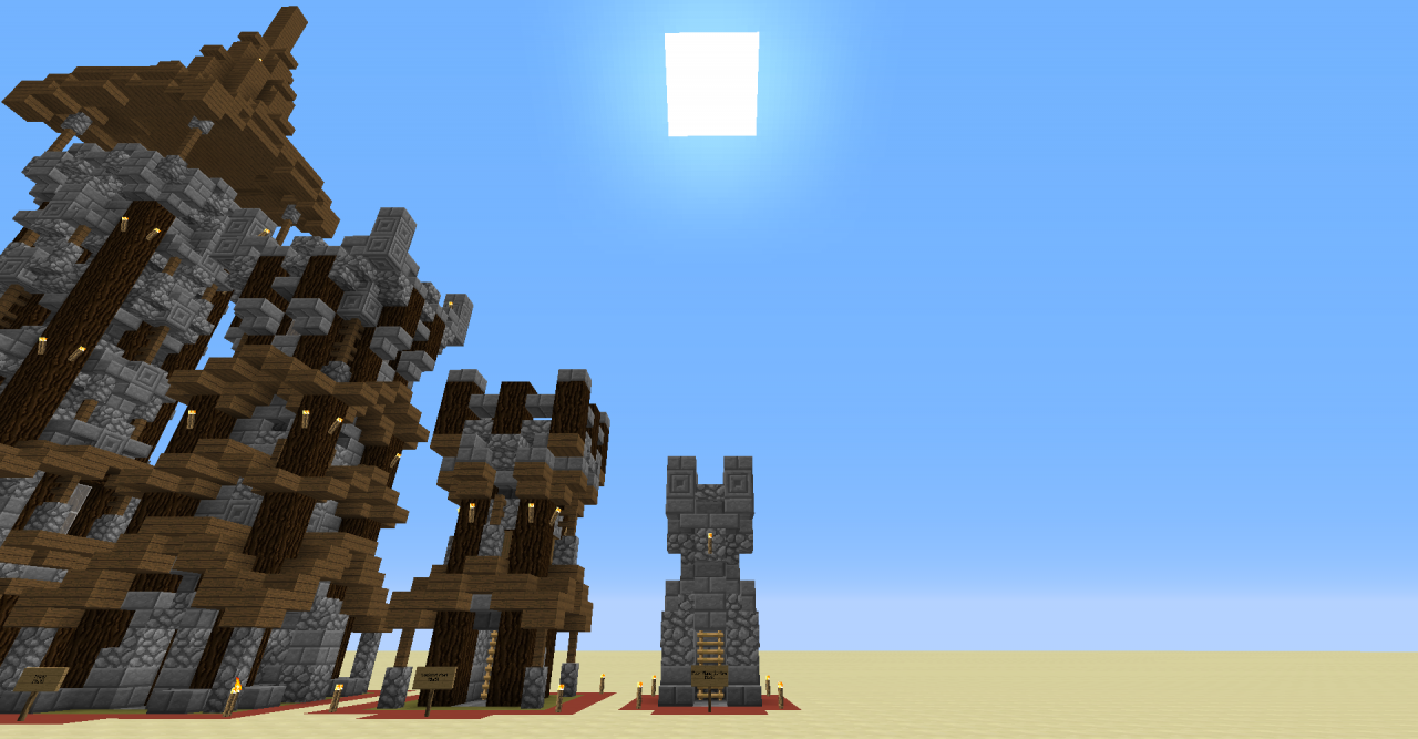 Tower Pack [For Server Spawns Or Builds] Minecraft Map