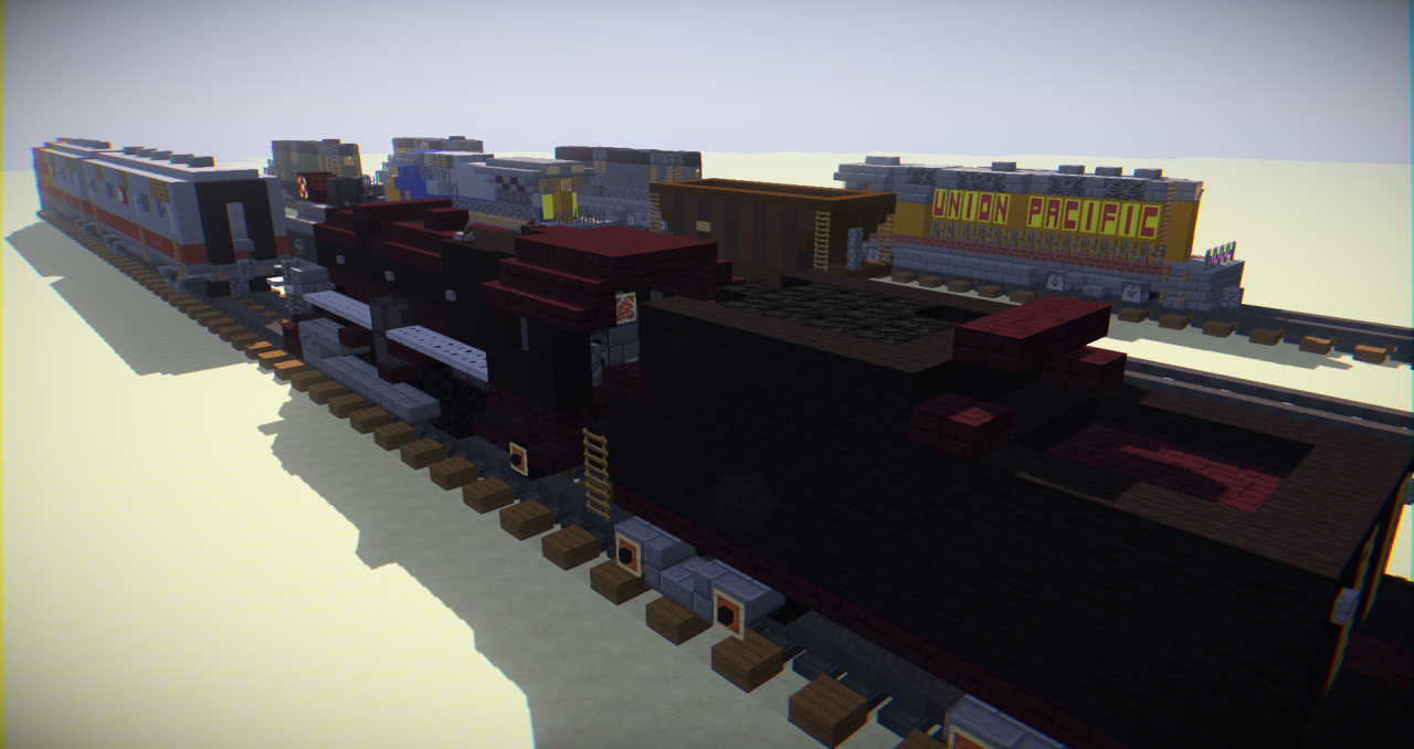Penssylvania PRR K4s 4-6-2 Steam Locomotive Minecraft Map