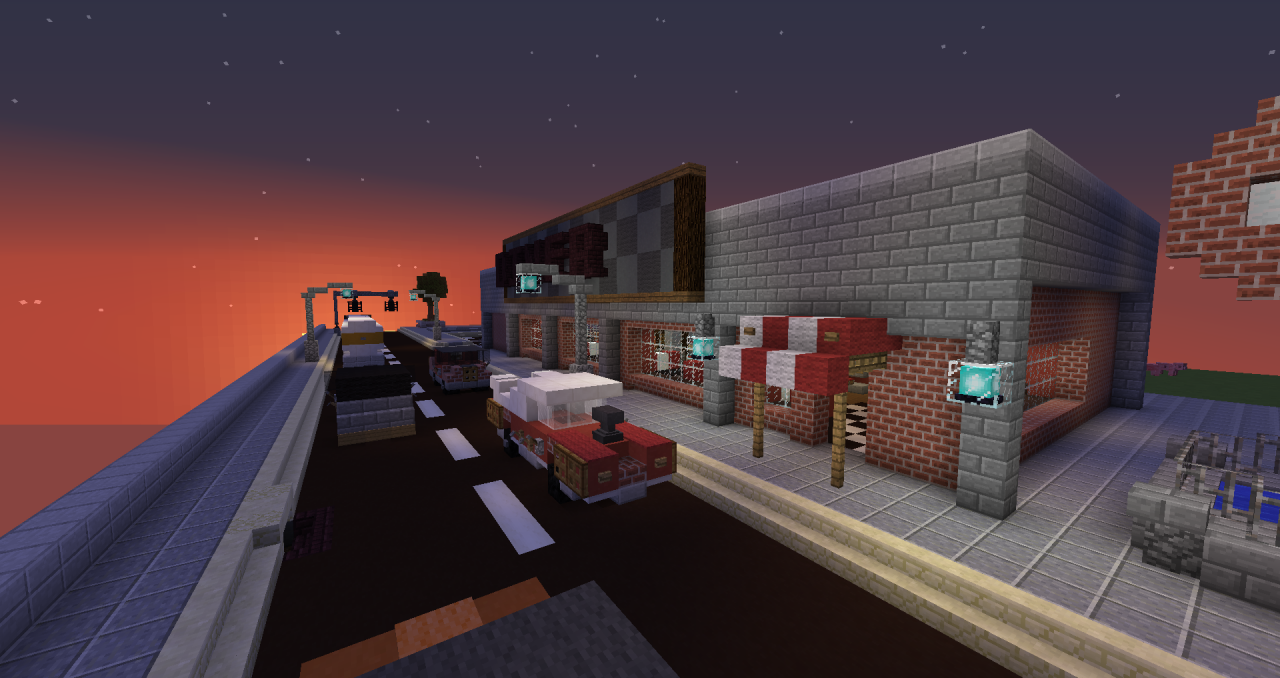50's-80's Diner Minecraft Map
