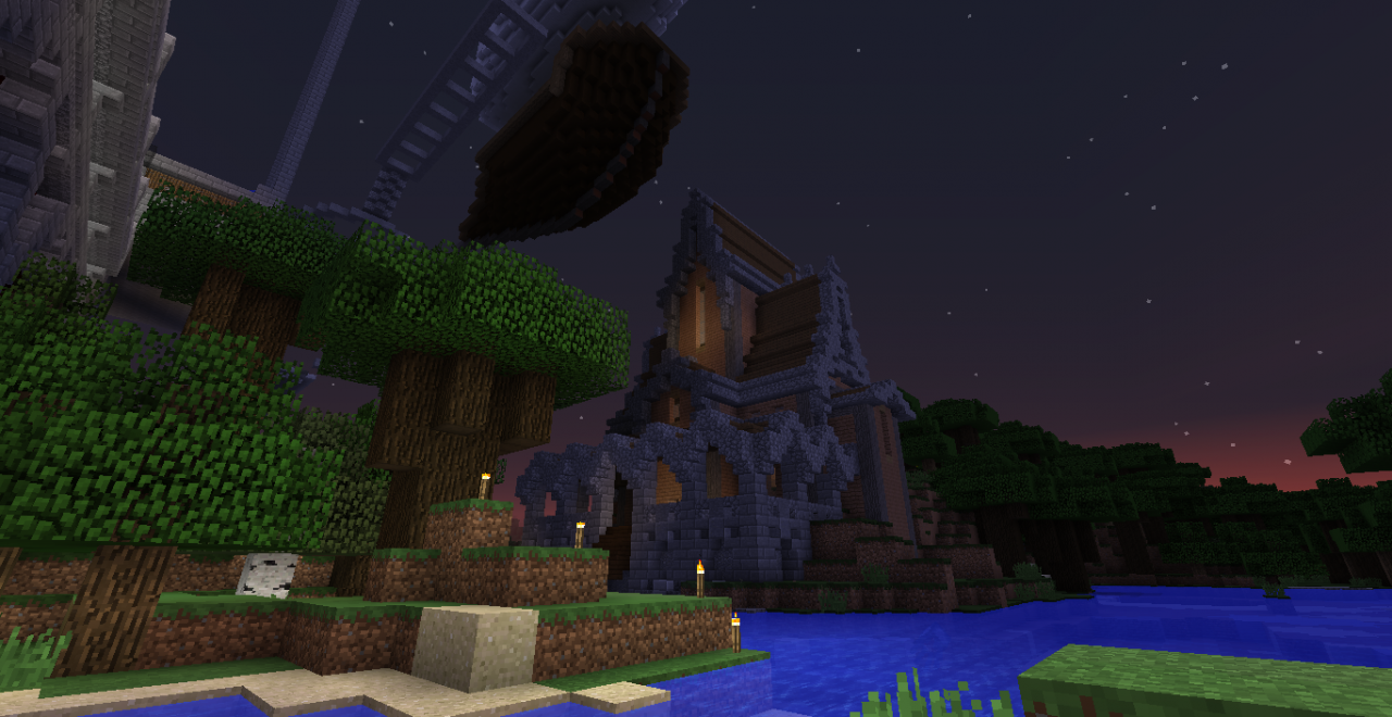 Inspired Nebris base survival world Minecraft Map