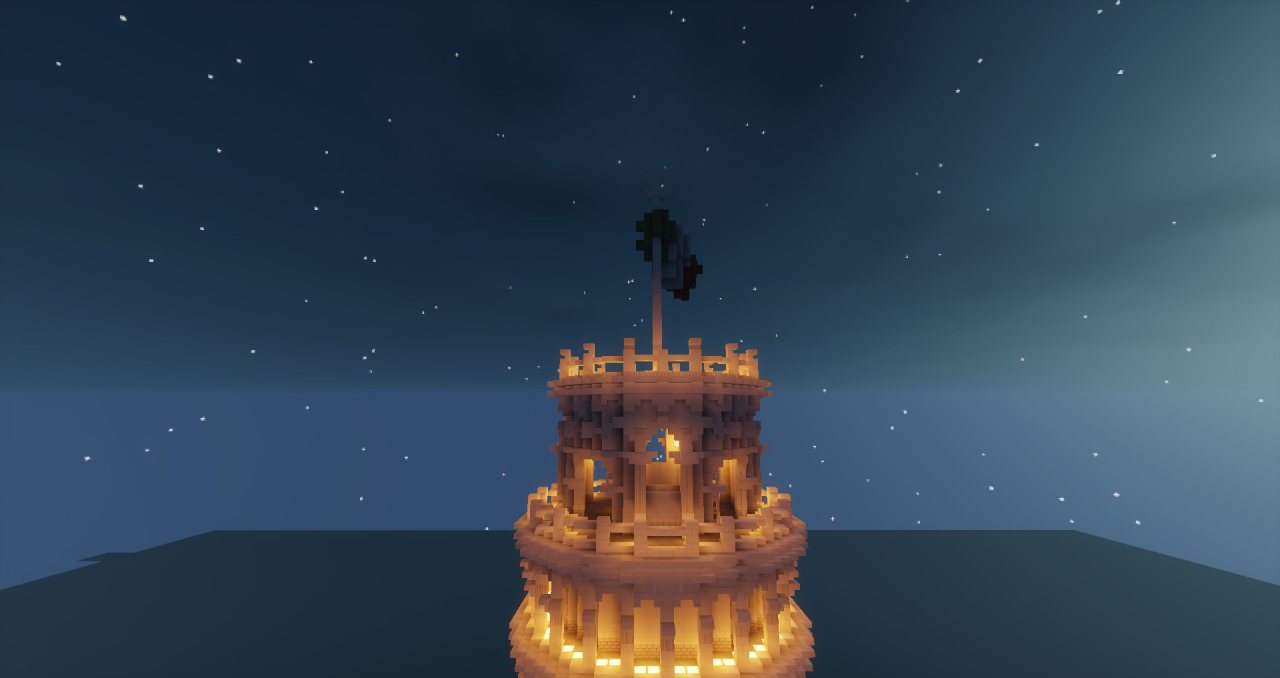 The [Leaning] Tower of Pisa (+ Timelapse) Minecraft Map