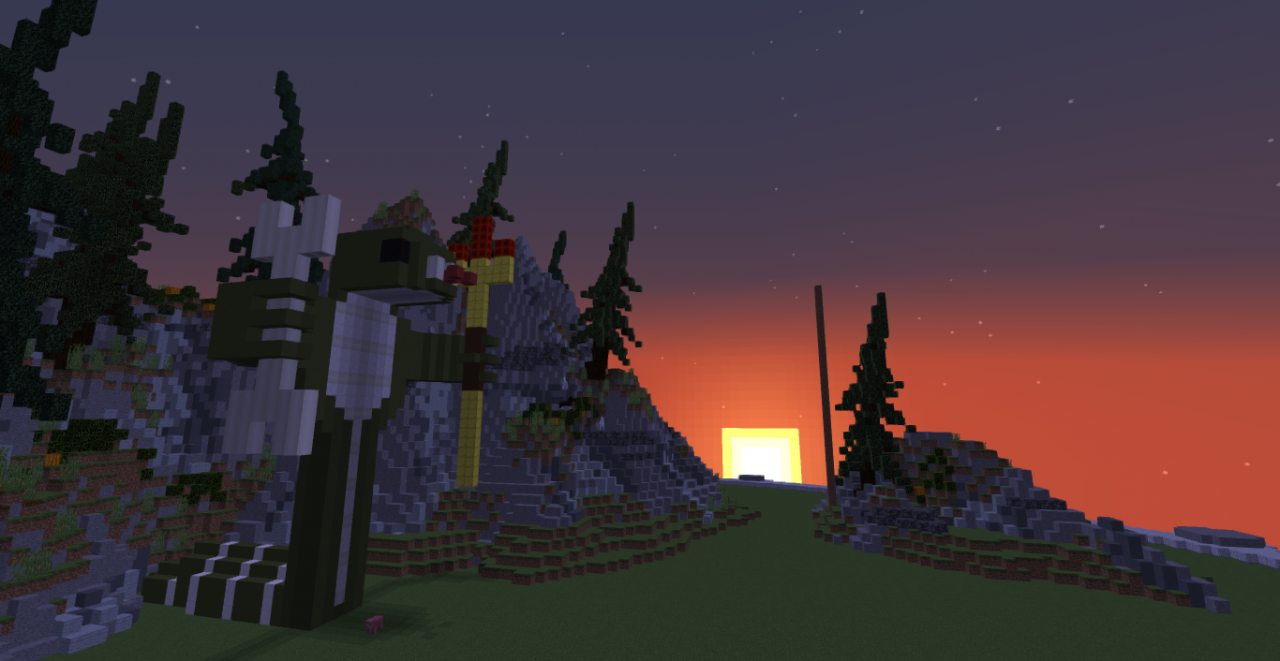 Hybrid Challenge: Naga Minecraft Map