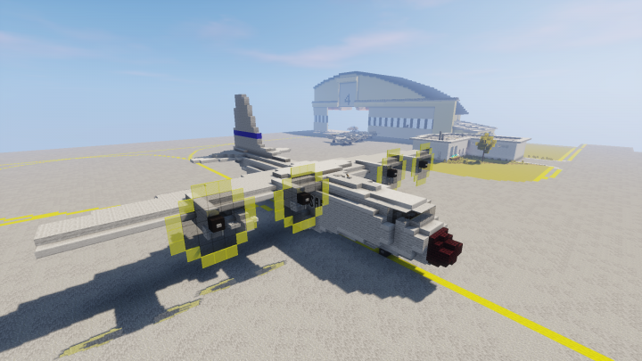 Lockheed Martin C-130J Super Hercules Minecraft Map