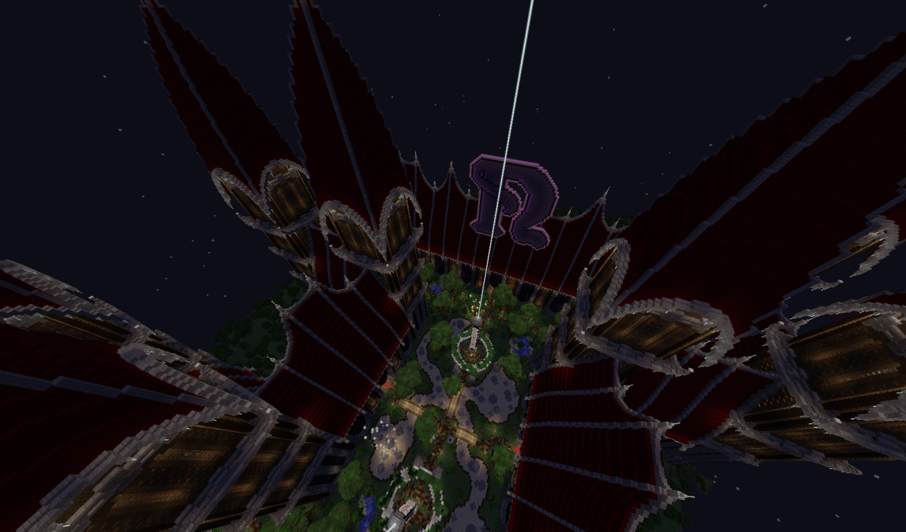 Massive Red Castle ULTIMATE BUILD COMPLETE Minecraft Map