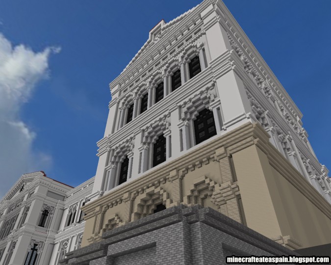 Replica Minecraft, University Literary Building, University of Deusto ...