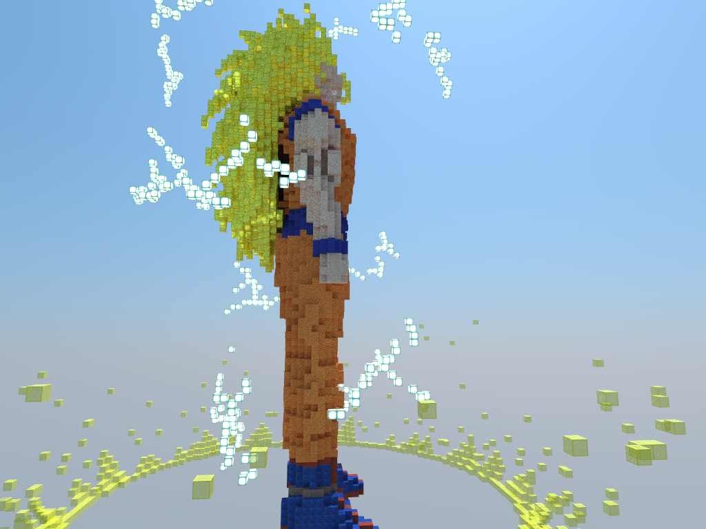 Son Goku SSJ3 Minecraft Map