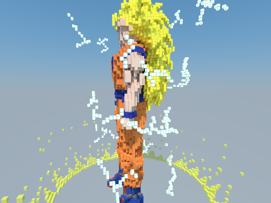 Son Goku SSJ3 Minecraft Map