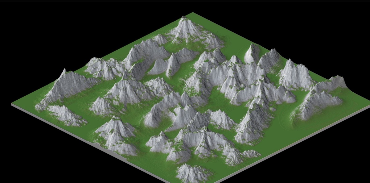 2k x 2k Terrain Map (Second Attempt at it) Minecraft Map