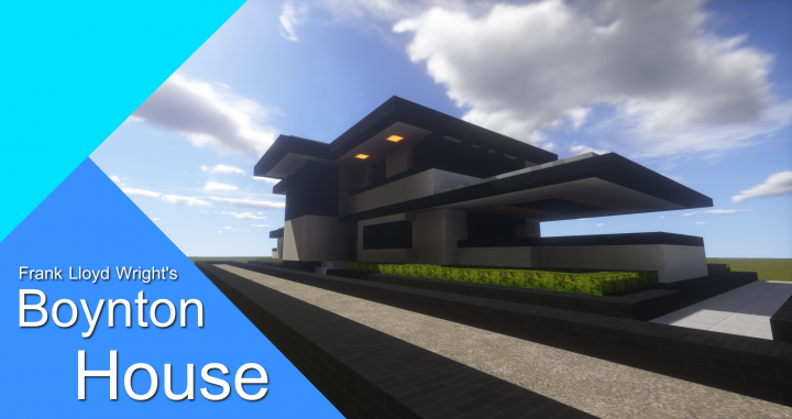 Frank Lloyd Wright - Boynton House Minecraft Map