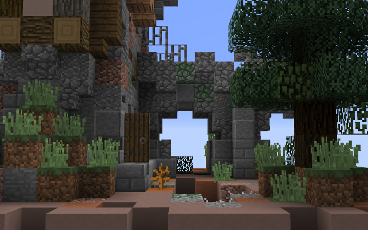 Realistic Medieval Bridge-House Minecraft Map