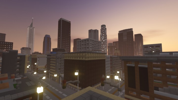 [GN] Downtown Los Angeles Minecraft Map