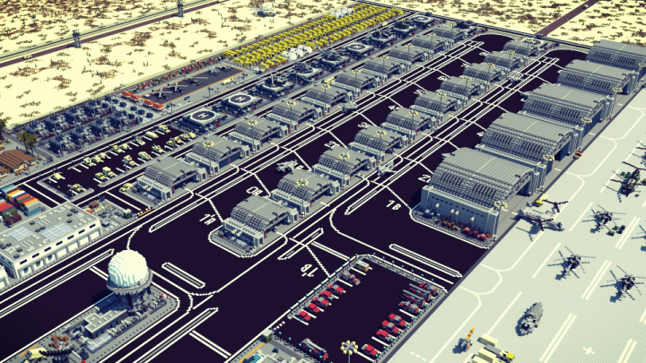 Military Airfield Minecraft Map
