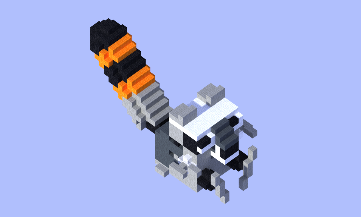 Racoon (Model No.40240) Minecraft Map