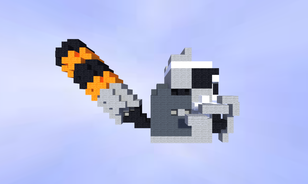 Racoon (Model No.40240) Minecraft Map