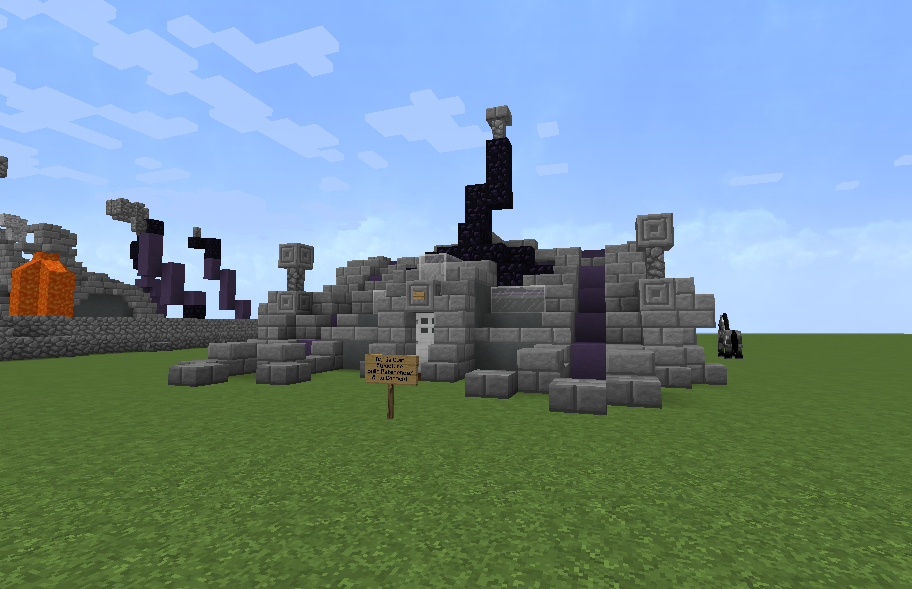 Gothic Structures I made. Minecraft Map