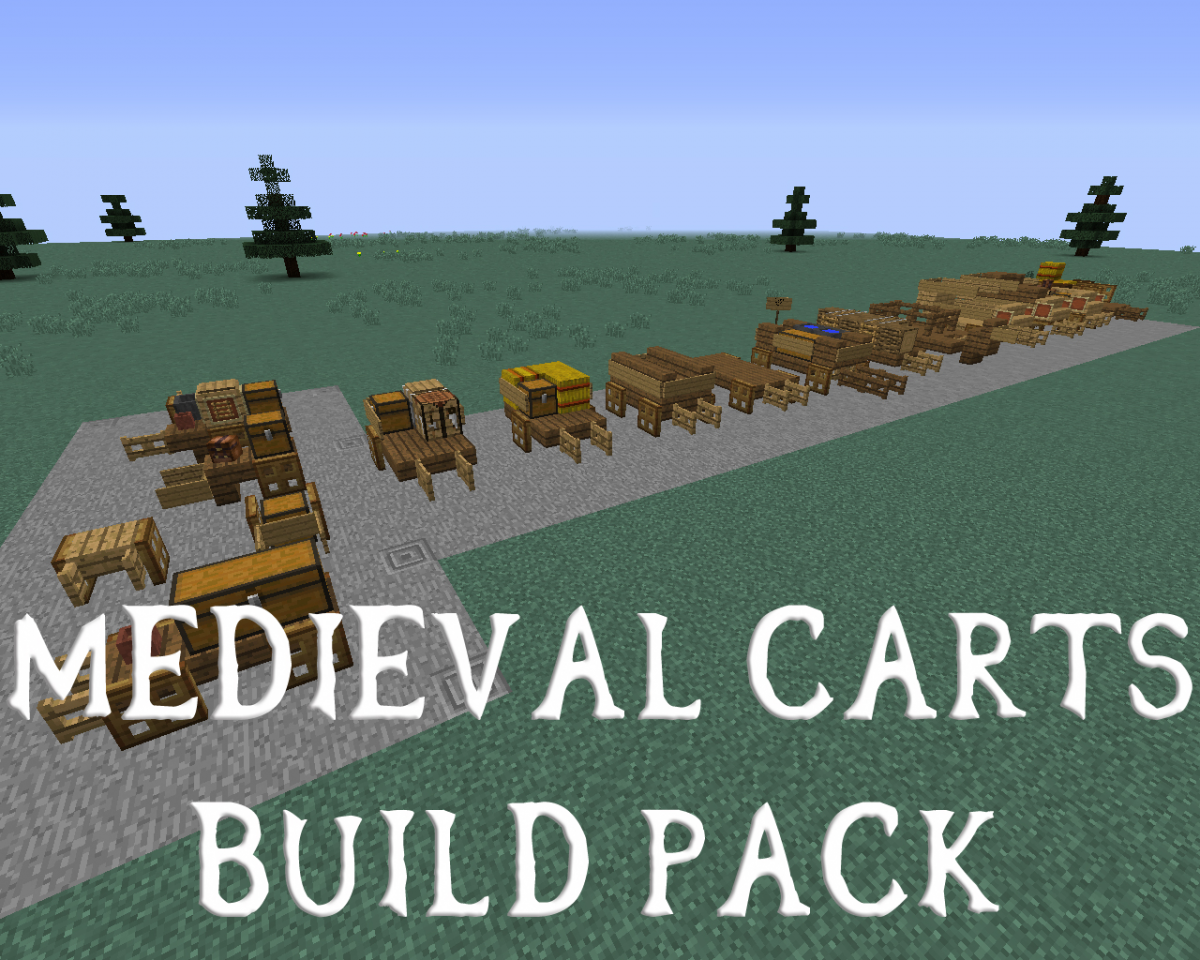 Medieval Carts Pack + DOWNLOAD Minecraft Map