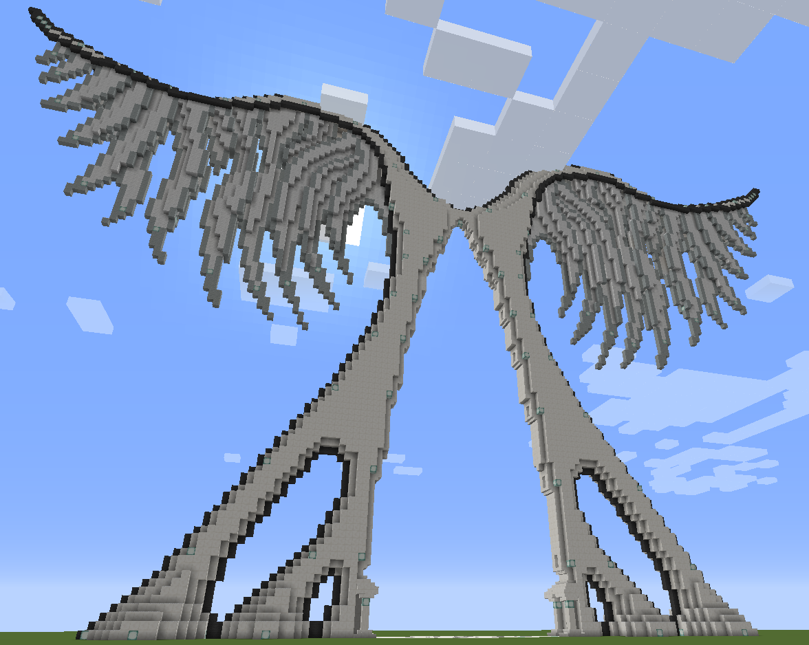 Giant Angel Gate Minecraft Map