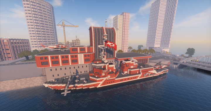 City Build Timelapse - fire station - #10 Minecraft Map