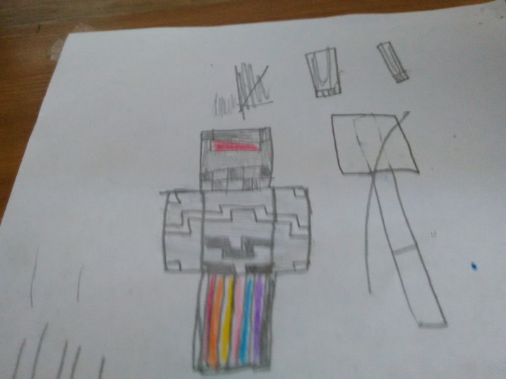 Minecraft Skin Drawing Showcase. Minecraft Blog