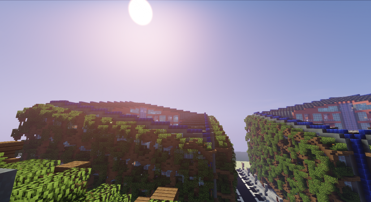 Some buildings for uncoming city Minecraft Map