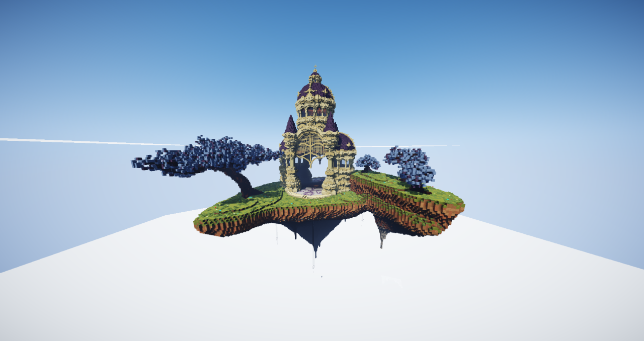 Floating Island Palace Minecraft Map