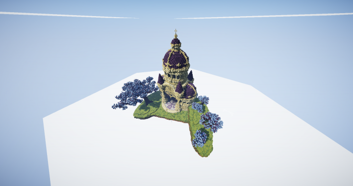 Floating Island Palace Minecraft Map