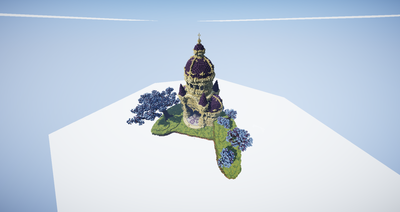 Floating Island Palace Minecraft Map