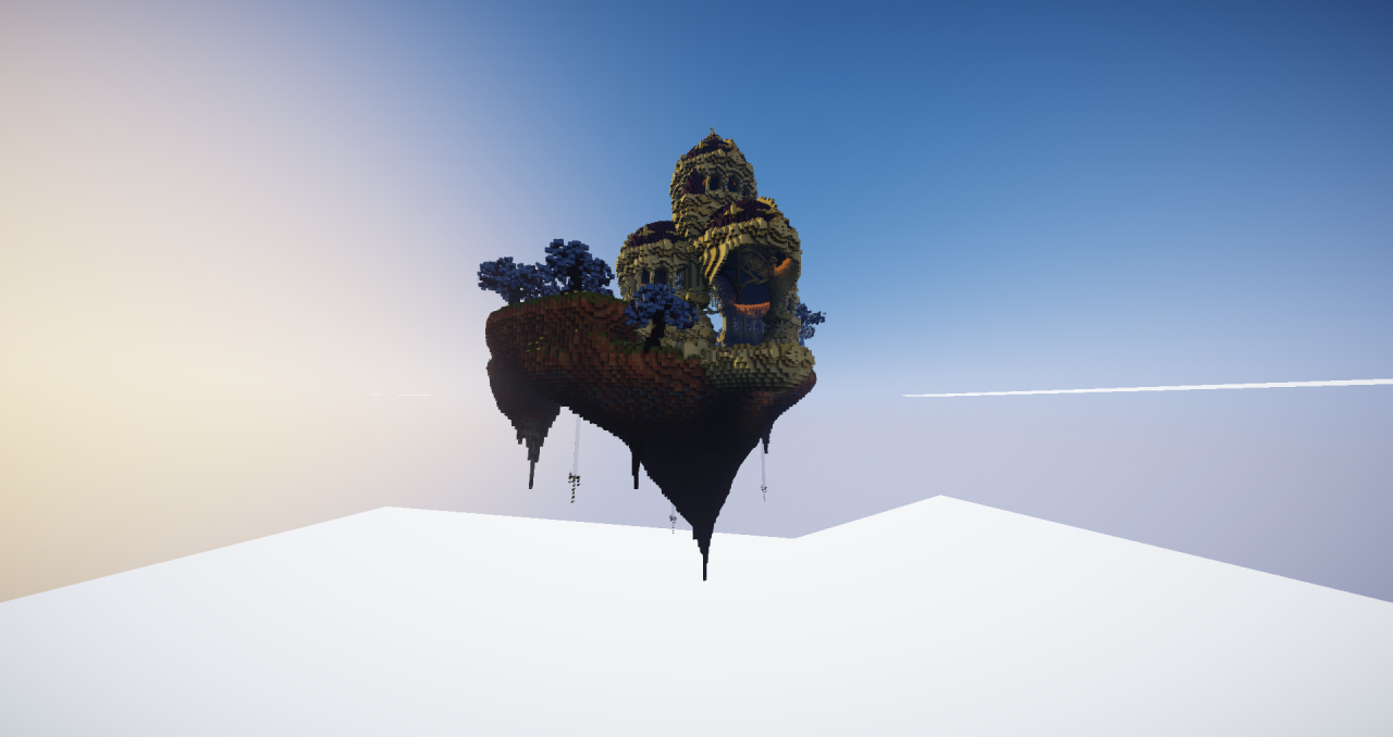 Floating Island Palace Minecraft Map