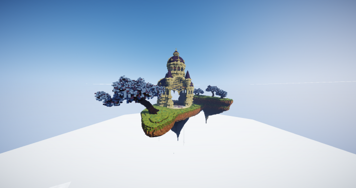 Floating Island Palace Minecraft Map