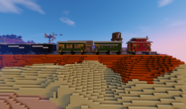 Modular Train Set Minecraft Map