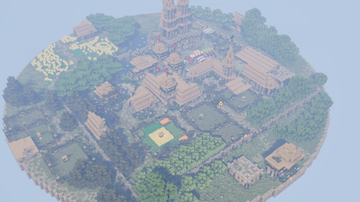 The Village - Transformation of NPC village Minecraft Map