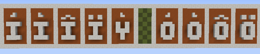 4x3 Minecraft Simple Font Minecraft Map