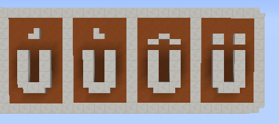 4x3 Minecraft Simple Font Minecraft Map